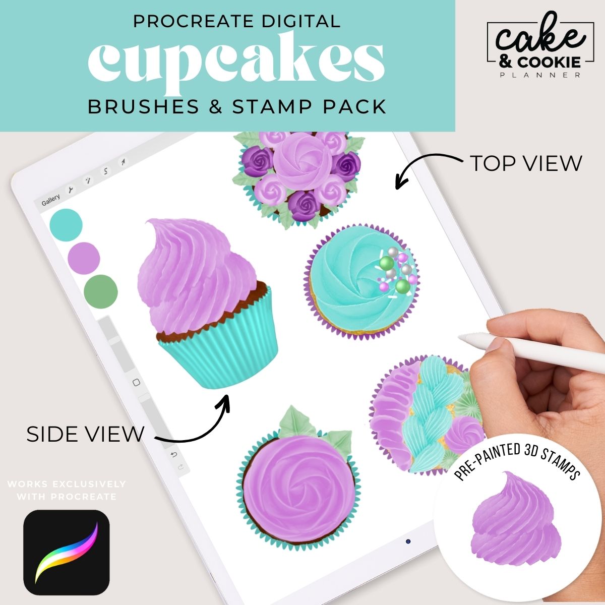 Procreate Digital Cake Sketching – Cake and Cookie Planner | Avalon Cakes