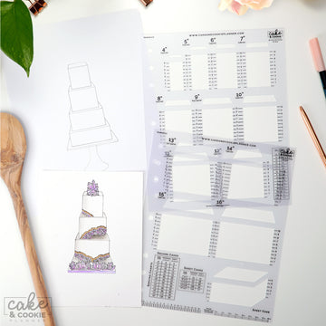 Cake Sketching Templates – Cake and Cookie Planner | Avalon Cakes