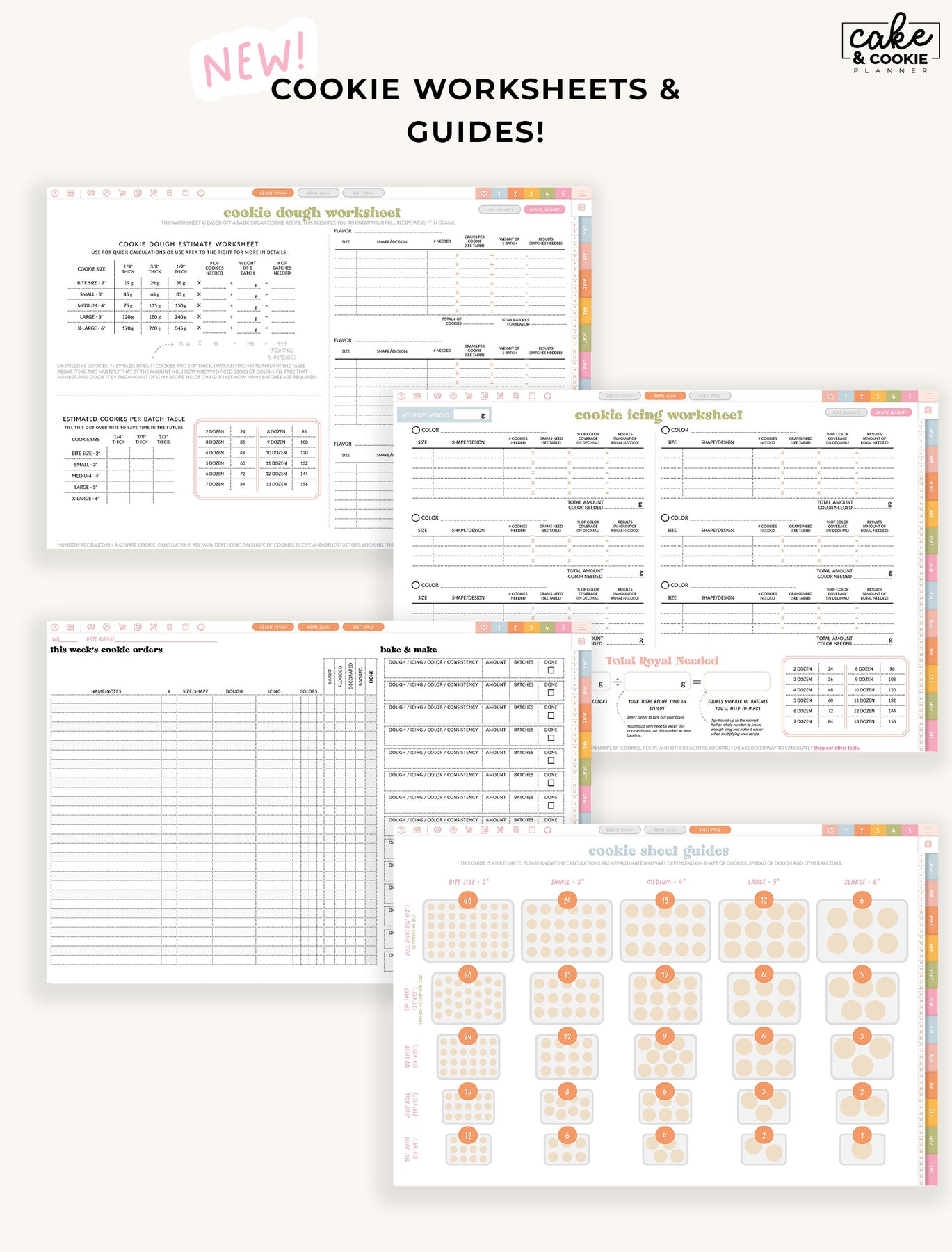 All Planners – Cake and Cookie Planner | Avalon Cakes