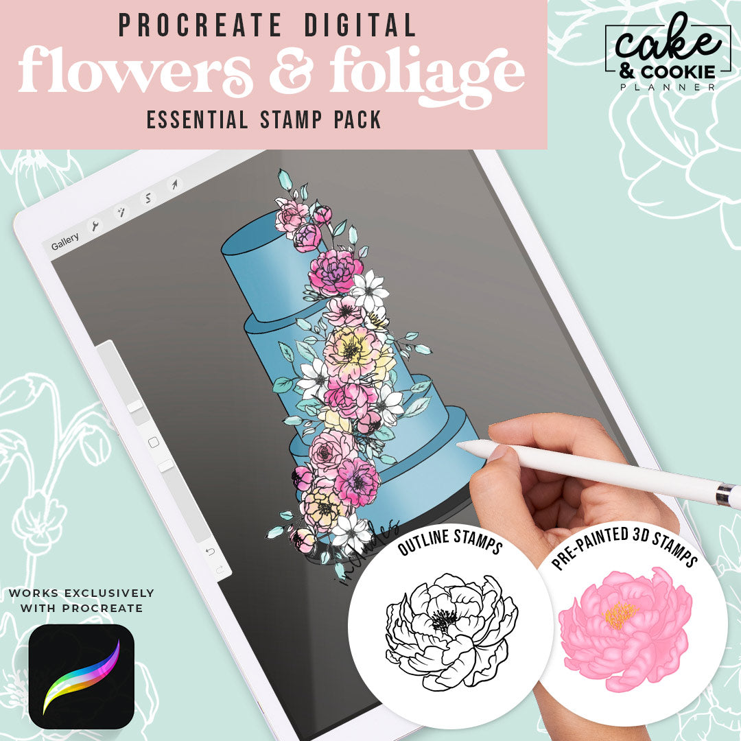Procreate Digital Cake Sketching – Cake and Cookie Planner | Avalon Cakes